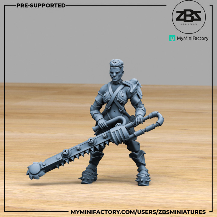 3D Printable Adepts of Asmodeus. Rippers. by ZBSminiatures