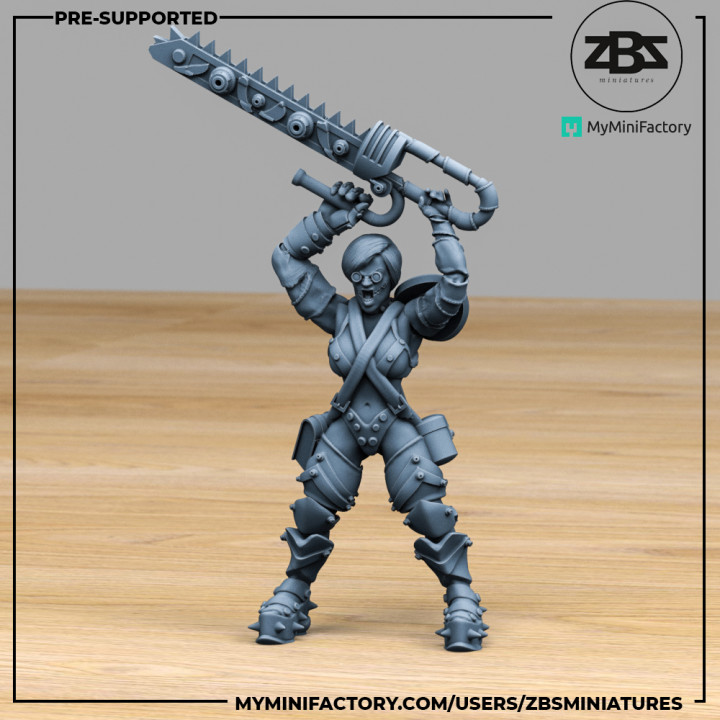 3D Printable Adepts of Asmodeus. Rippers. by ZBSminiatures