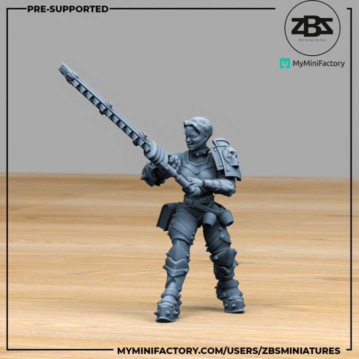 3D Printable Adepts of Asmodeus. Rippers. by ZBSminiatures