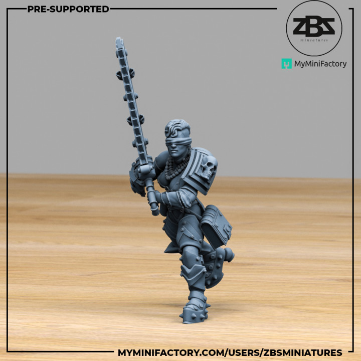 3D Printable Adepts of Asmodeus. Rippers. by ZBSminiatures
