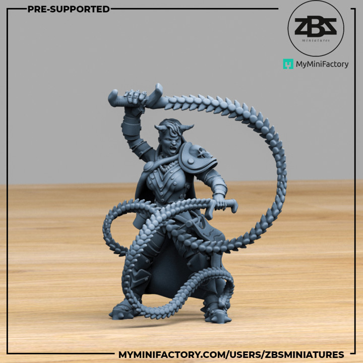 3D Printable Adepts of Asmodeus. Rippers. by ZBSminiatures