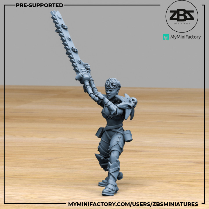3D Printable Adepts of Asmodeus. Rippers. by ZBSminiatures