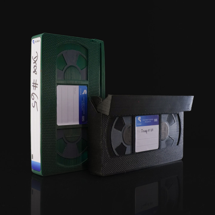 3D Printable VHS Treasure Chest by Stlflix