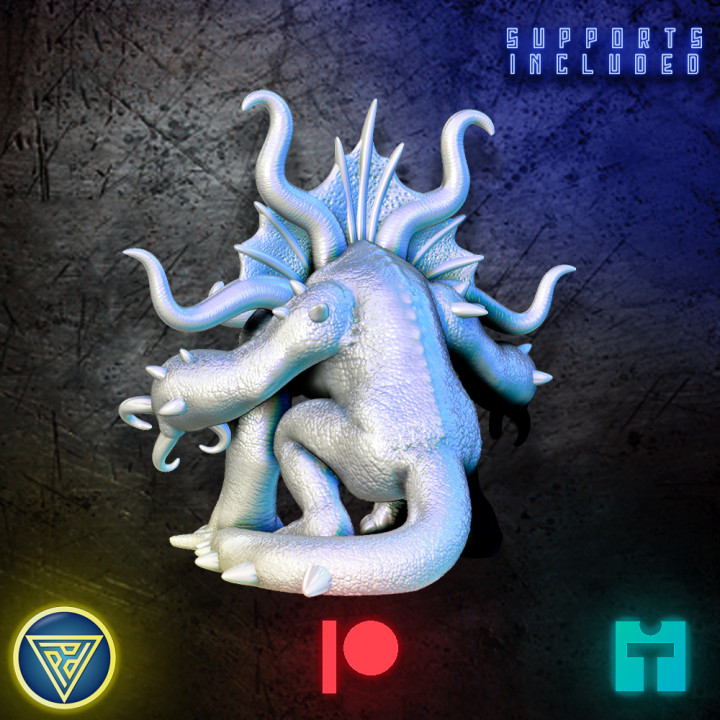 3D Printable Bone Eater Beast Set by Print Paint Play