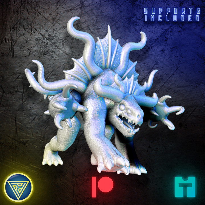 3D Printable Bone Eater Beast Set by Print Paint Play