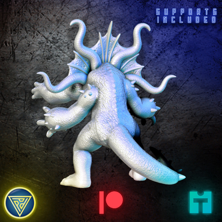 3D Printable Bone Eater Beast Set by Print Paint Play