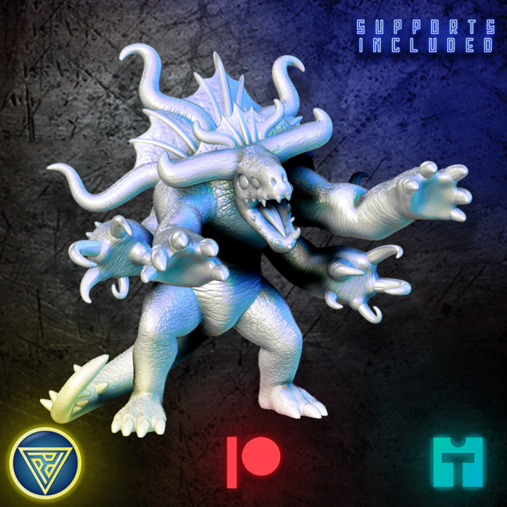 3D Printable Bone Eater Beast Set by Print Paint Play