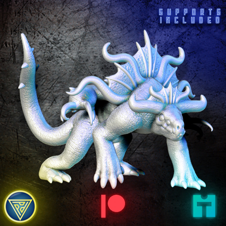 3D Printable Bone Eater Beast Set by Print Paint Play