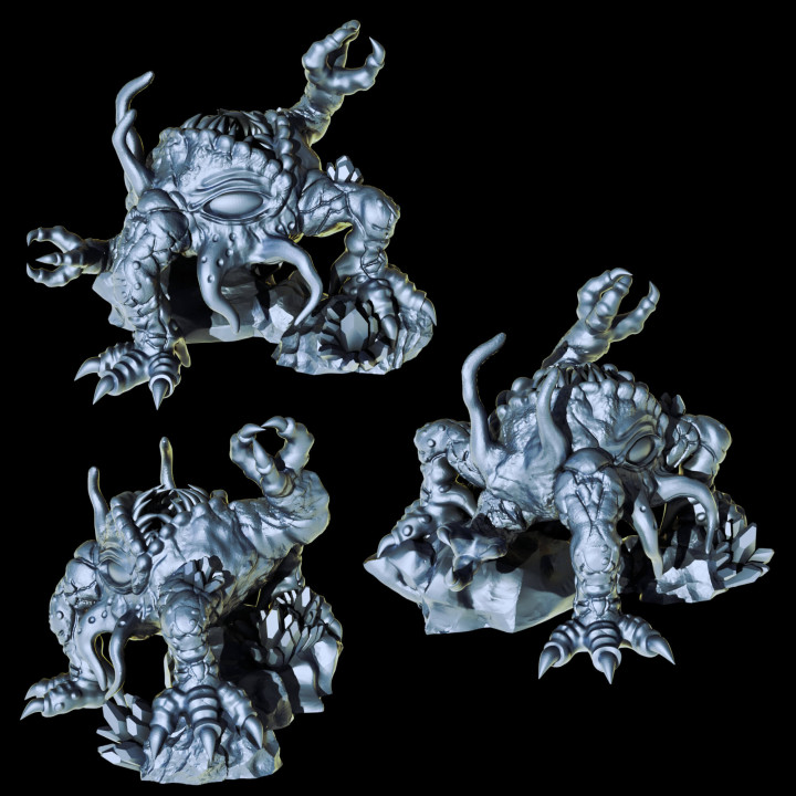 3D Printable Xorn Creatures From The Elemental Earth by Lex Addams