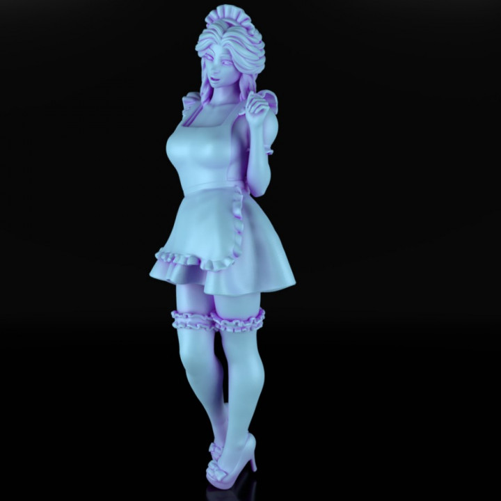 3D Printable Classic Maid by The Miniature Underground