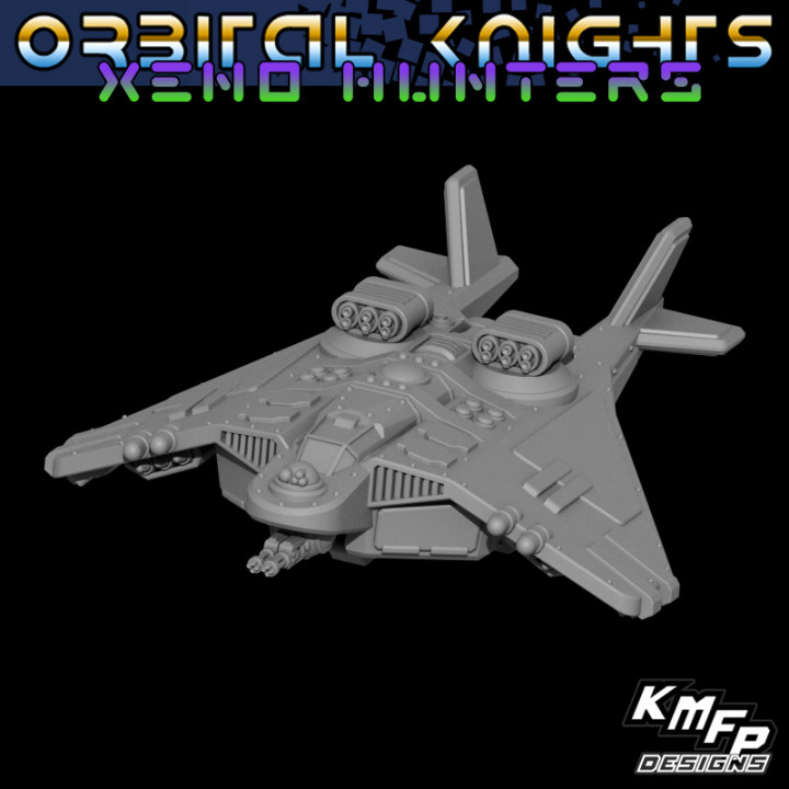 3D Printable Orbital Knight - KitXH - Xeno Hunters Transport (6-8mm) by ...