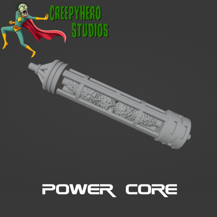 3D Printable Science Fiction Power Core by Michael Crossman
