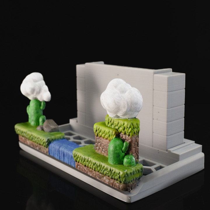 3D Printable Arcade Console Holder by Stlflix