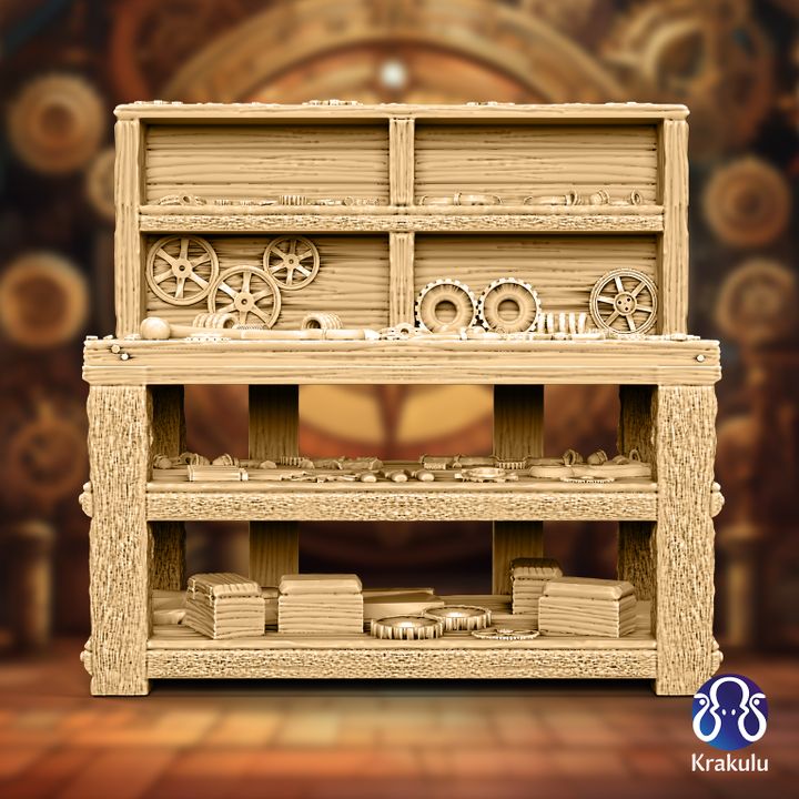 3D Printable Tinkerers Table/Bench by Krakulu