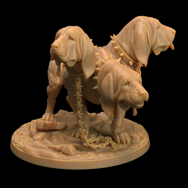 3D Printable Modular Cerberus | PRESUPPORTED | Doggos and Dragons by ...