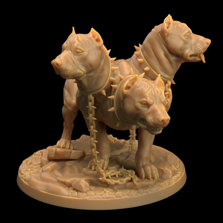 3D Printable Modular Cerberus | PRESUPPORTED | Doggos and Dragons by ...