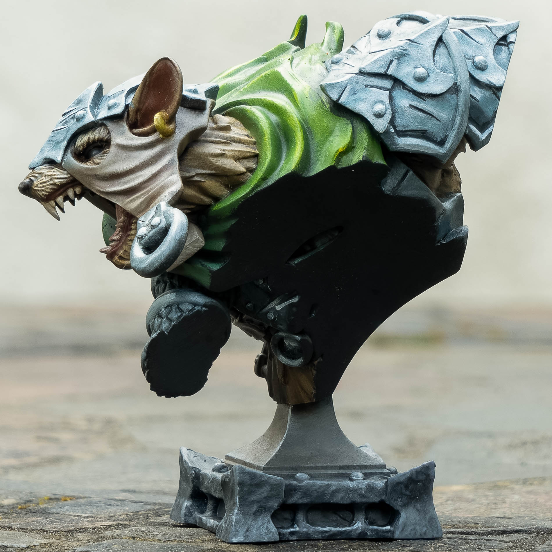 3D Printable Bust - Grandrat Brute by Witchsong Miniatures