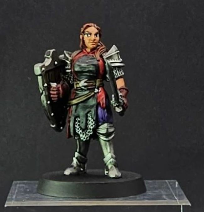 3D Printable Female Paladin - Tegan the Female Paladin - ( Female human ...