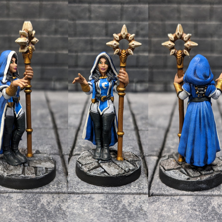3D Print of Female Cleric- Ophelia the Priest / Cleric ( Female Human ...