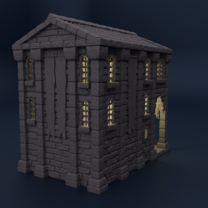 3D Printable Medieval Bank - Tabletop Terrain - 28 MM by MiniatureLand