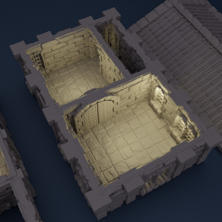 3D Printable Medieval Bank - Tabletop Terrain - 28 MM by MiniatureLand