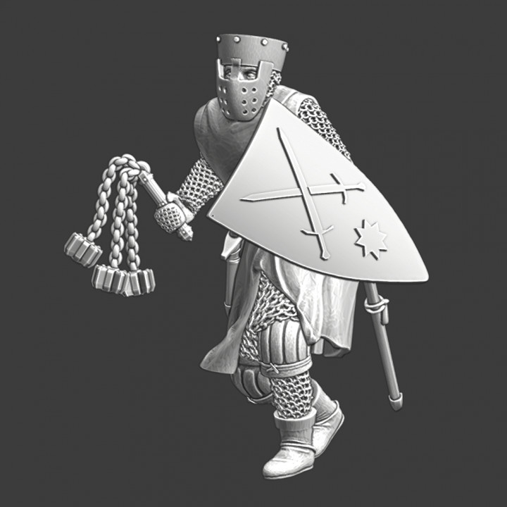 3D Printable Medieval Livonian Knight - Swerd Brethern by Northern ...