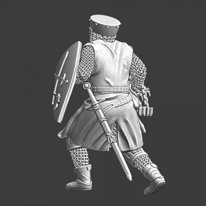 3D Printable Medieval Livonian Knight - Swerd Brethern by Northern ...