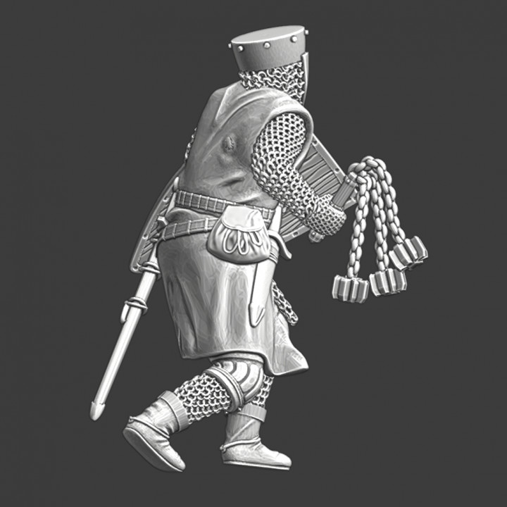 3D Printable Medieval Livonian Knight - Swerd Brethern by Northern ...