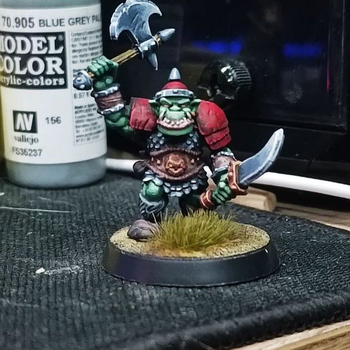 3D Print of FREE STL! Old School Classic Orc by 27783