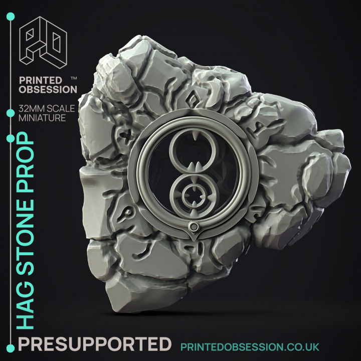 3D Printable Hag Stone - Prop - PRESUPPORTED - Illustrated and Stats ...