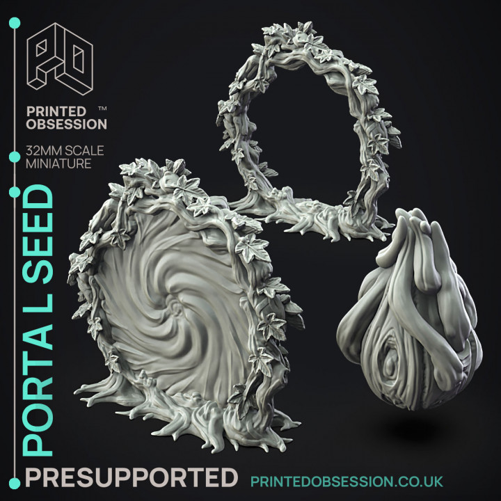 3D Printable Portal Seed - Prop & Miniature - PRESUPPORTED ...