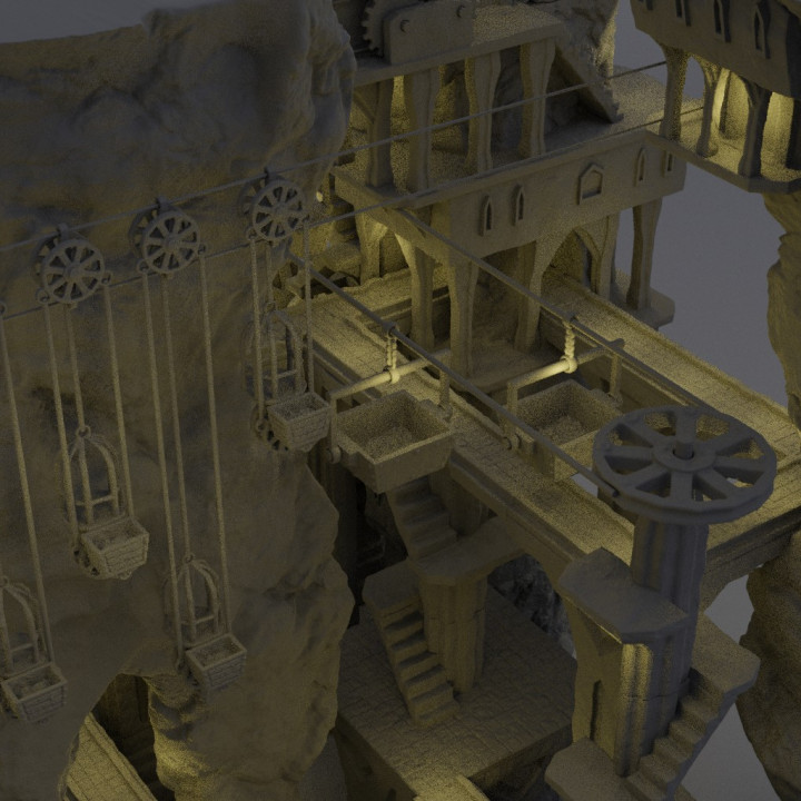 3D Printable Dwarf Forge Complex - Tabletop Terrain - 28 MM by ...