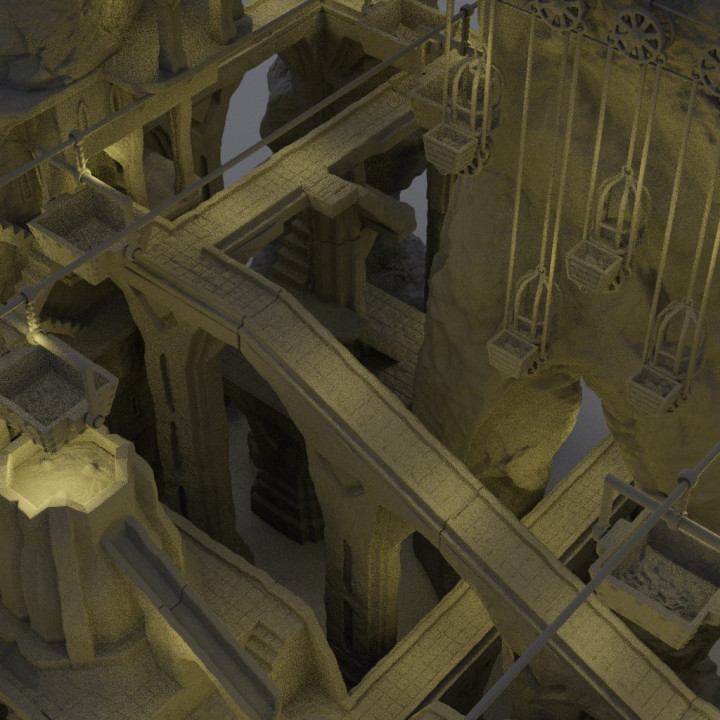 3D Printable Dwarf Forge Complex - Tabletop Terrain - 28 MM by ...