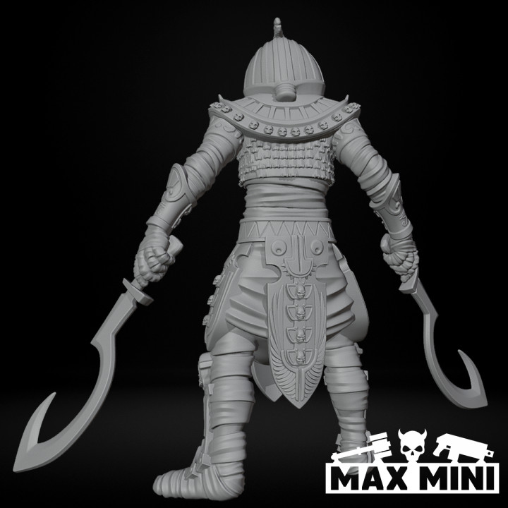 3D Printable Mummy Sword Giant by Max Mini