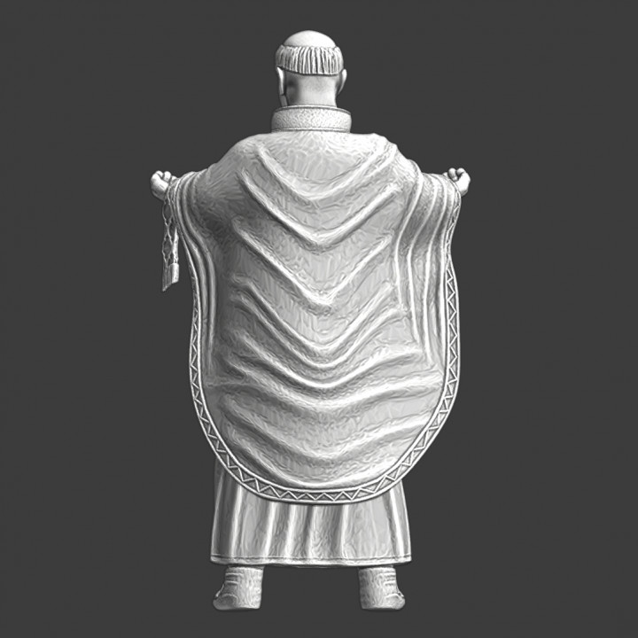 3D Printable Medieval Priest blessing his followers by Northern ...