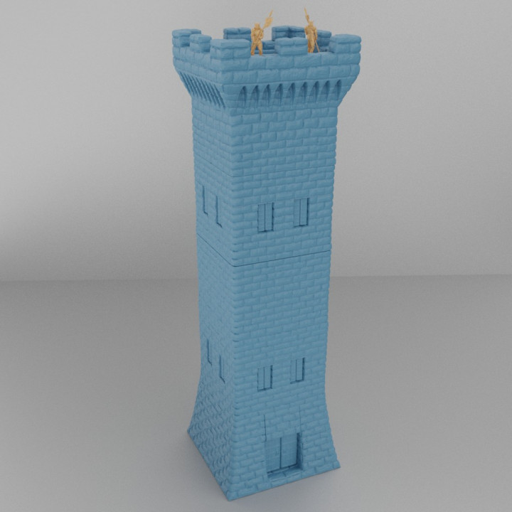 3D Printable Guard Tower- Tabletop Terrain - 28 MM by MiniatureLand