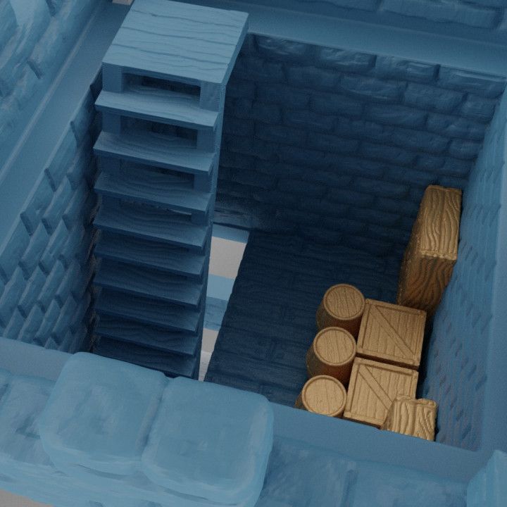 3D Printable Guard Tower- Tabletop Terrain - 28 MM by MiniatureLand