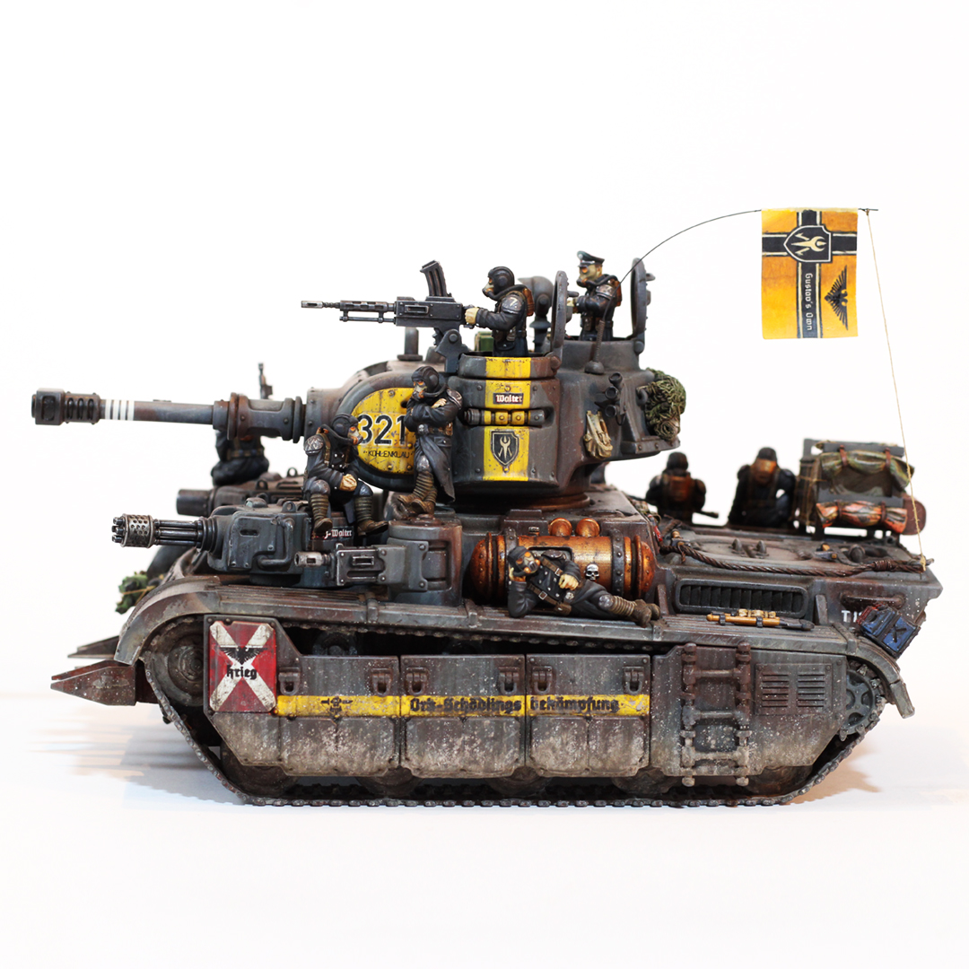 3D Print of GrimGuard Heavy Battle Tank by Guga