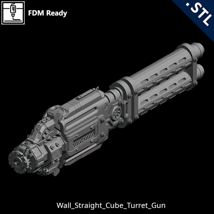 3D Printable Outside Wall (Modular) by TrigonumVR