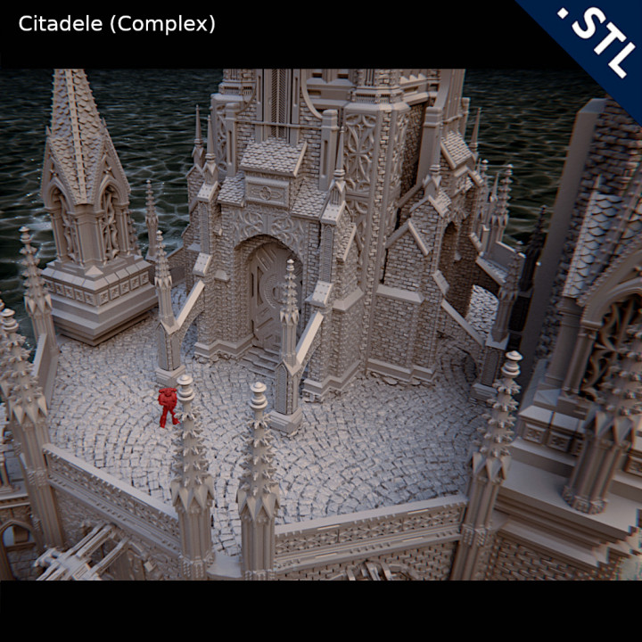 3D Printable Citadele (Complex) by TrigonumVR