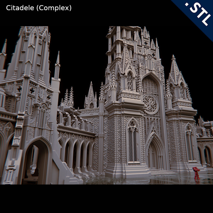 3D Printable Citadele (Complex) by TrigonumVR