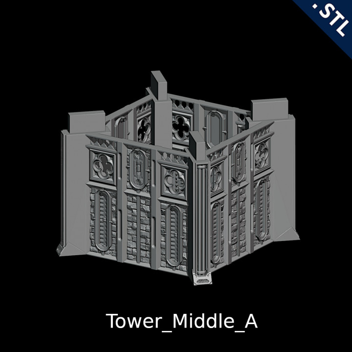 3D Printable Citadele (Complex) by TrigonumVR