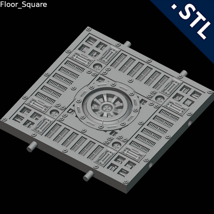 3D Printable Base Set (Modular) by TrigonumVR