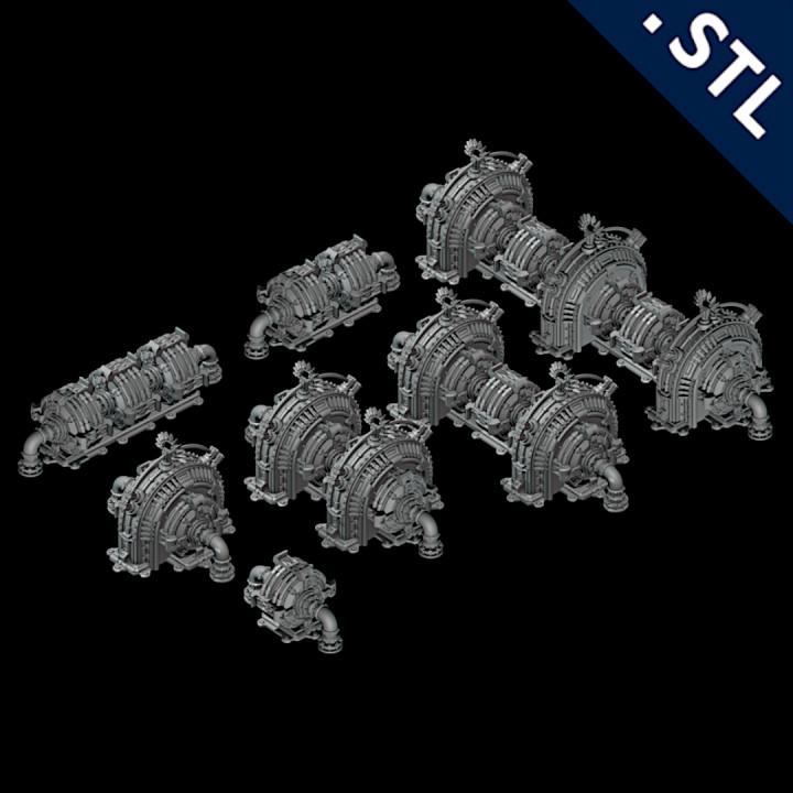 3D Printable Base Set (Modular) by TrigonumVR