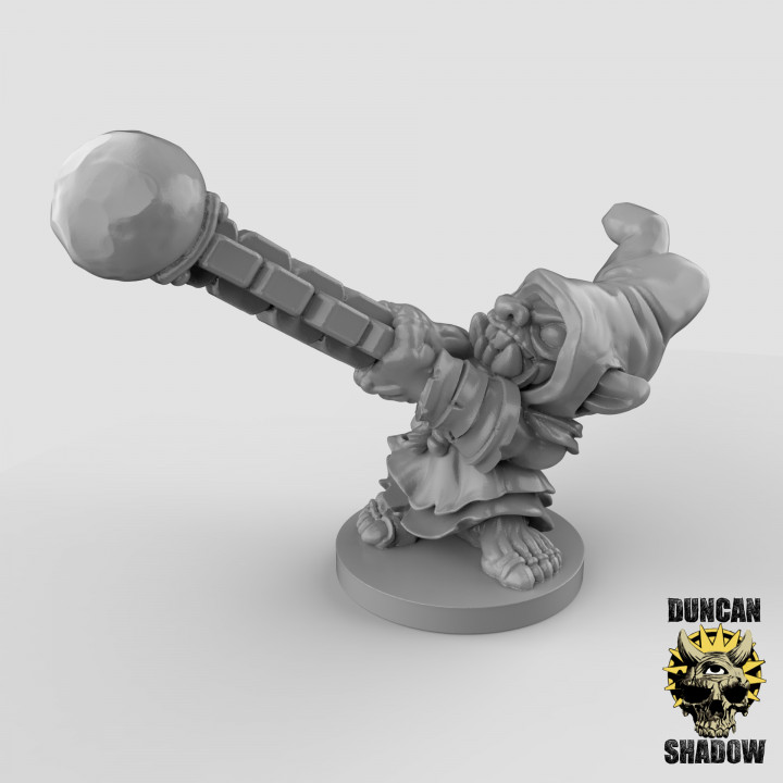 3D Printable 15mm Goblins with Balls and Chains (Pre Supported) by ...