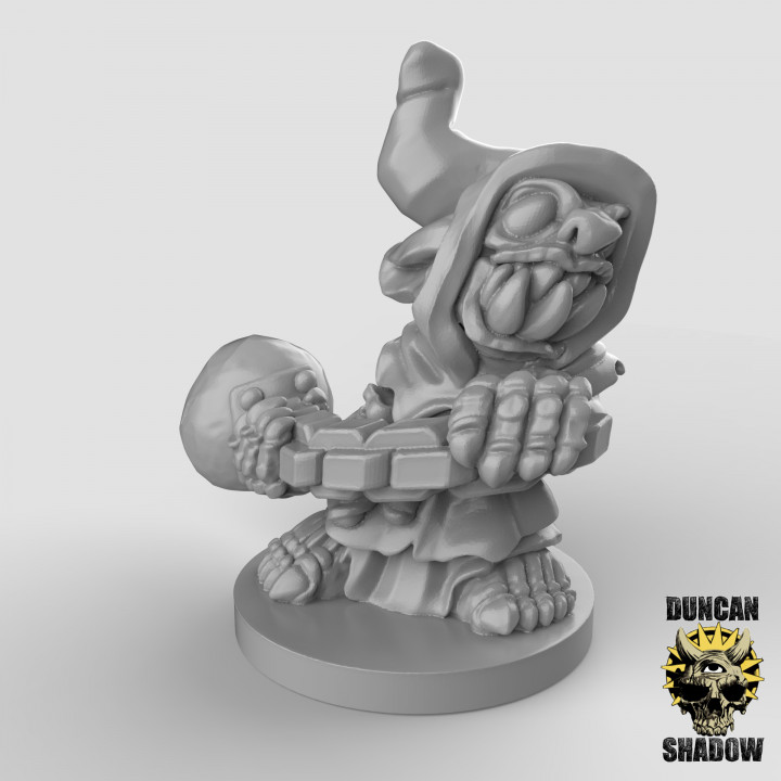 3D Printable 15mm Goblins with Balls and Chains (Pre Supported) by ...