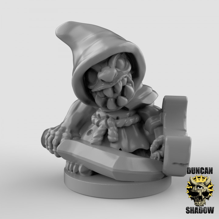 3D Printable 15mm Goblins with Swords and Shields (Pre Supported) by ...