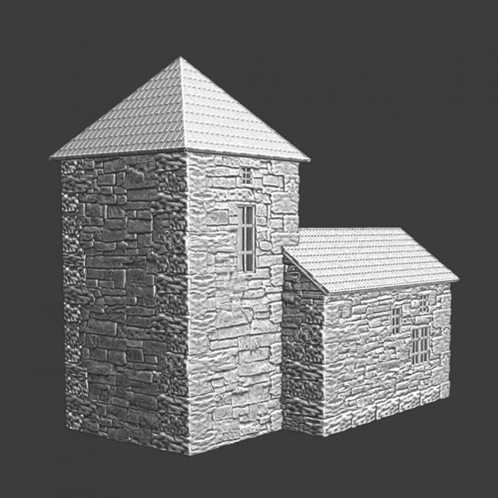 3D Printable Medieval Water Mill - Model building by Northern Crusades ...