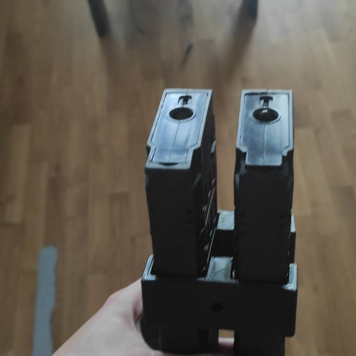 3D Printable Arcturus AK-12 Magazine Coupler by Erik Demko