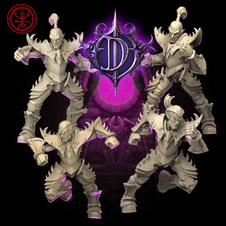 3D Printable TORCHLIGHT "THE DARK DAGGERS" by Torchlight Models